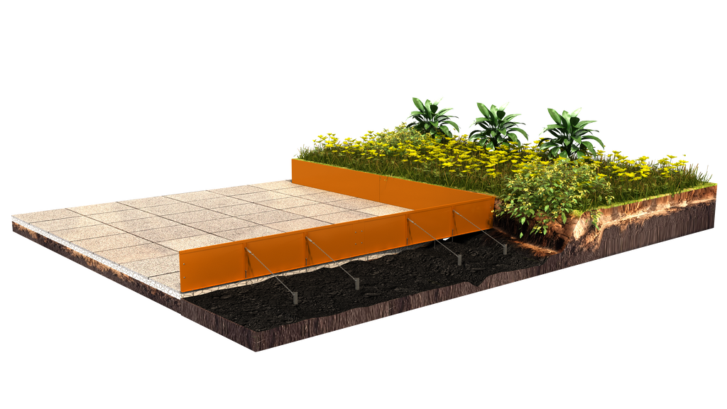 Formline Rigid Landscape Edging 400mm – StrataGreen