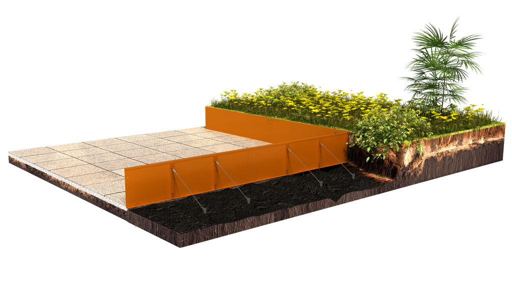 Formline Rigid Landscape Edging 550mm – StrataGreen