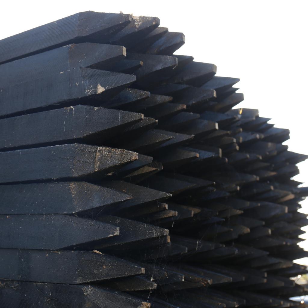 Hardwood Tree Stake, 50x50mmx1800mm - Stained Black – StrataGreen