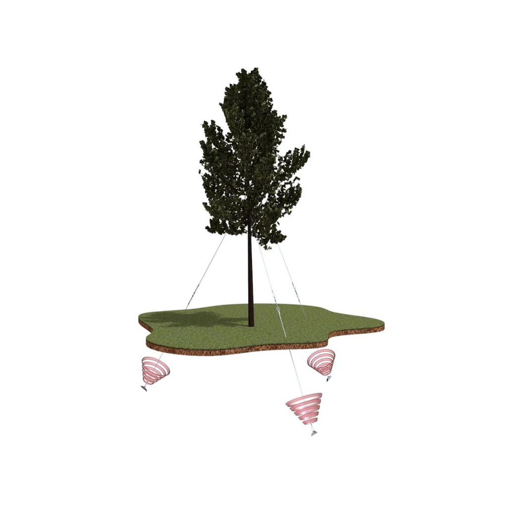 Hulk Tree Guying Kit - 350mm Caliper - Soft Soil – StrataGreen