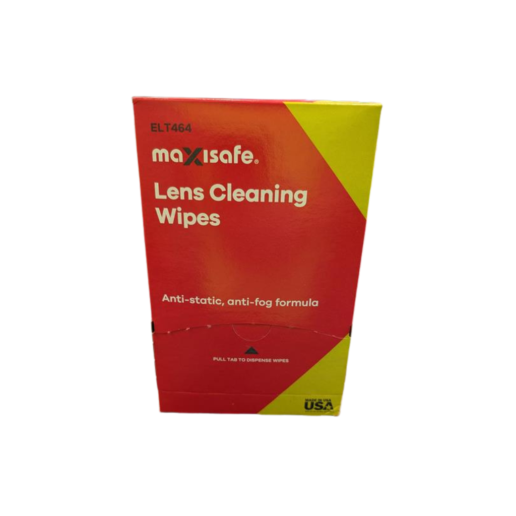 Maxisafe Lens Cleaning Wipes – 100/Box – StrataGreen