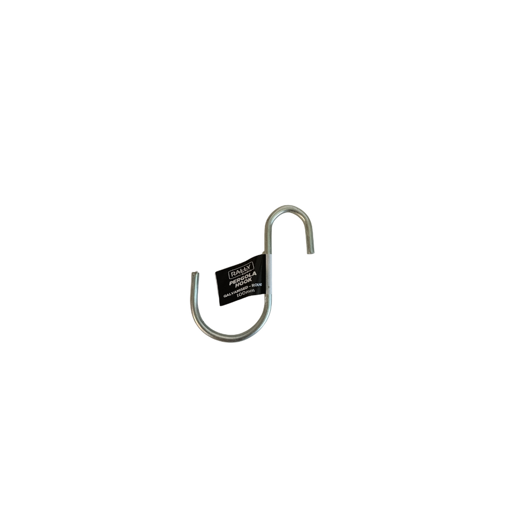 Rally Pergola Hook Round, Galvanised – StrataGreen