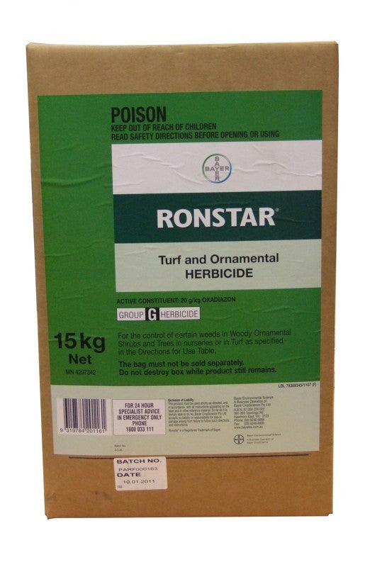 Ronstar Residual Herbicide -15kg – StrataGreen