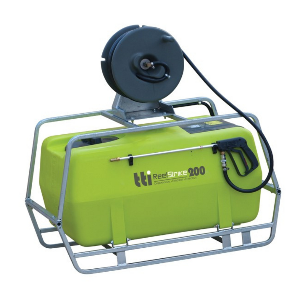 200L ReelStrike 12v Sprayer with Reel – StrataGreen