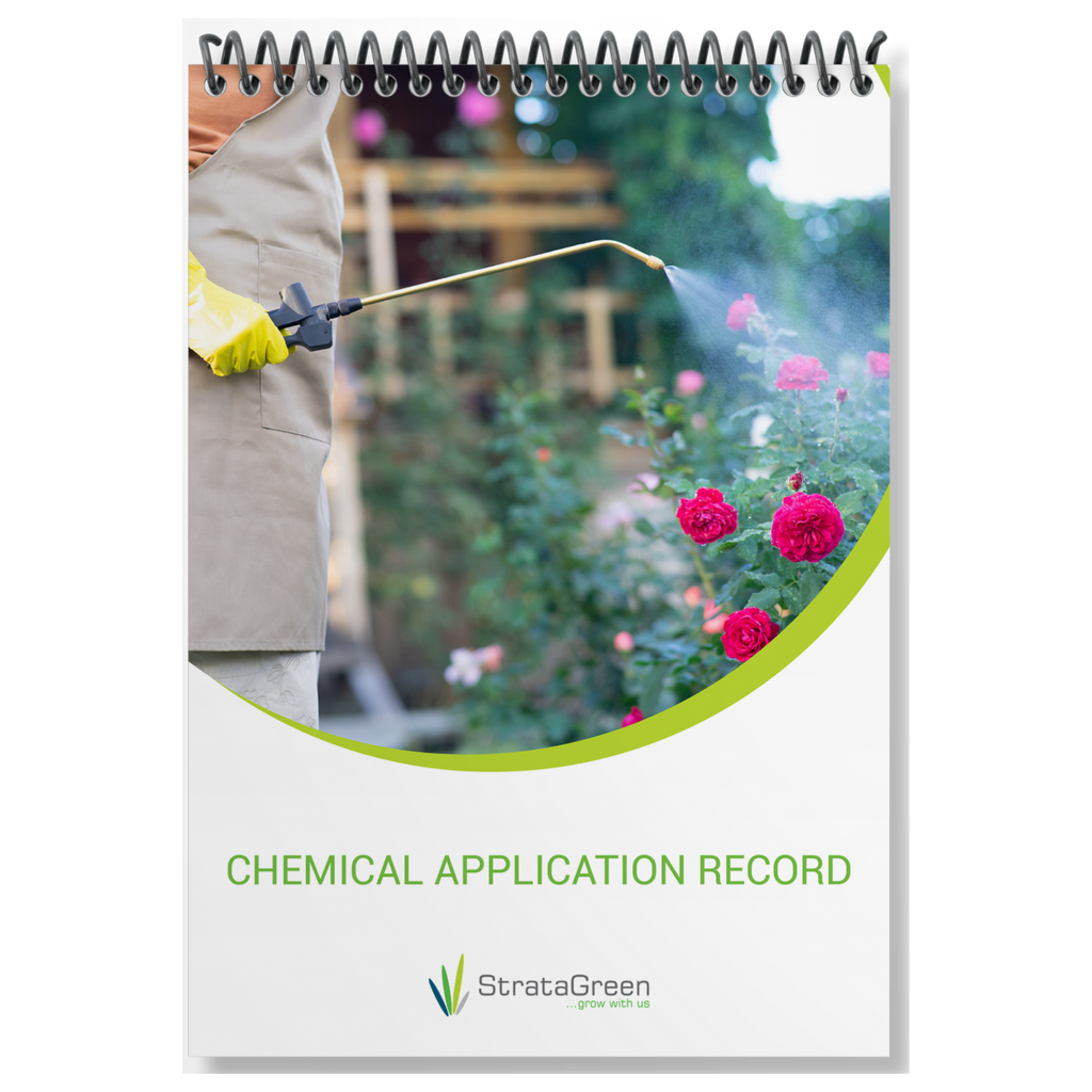 Chemical Application Record Book – StrataGreen