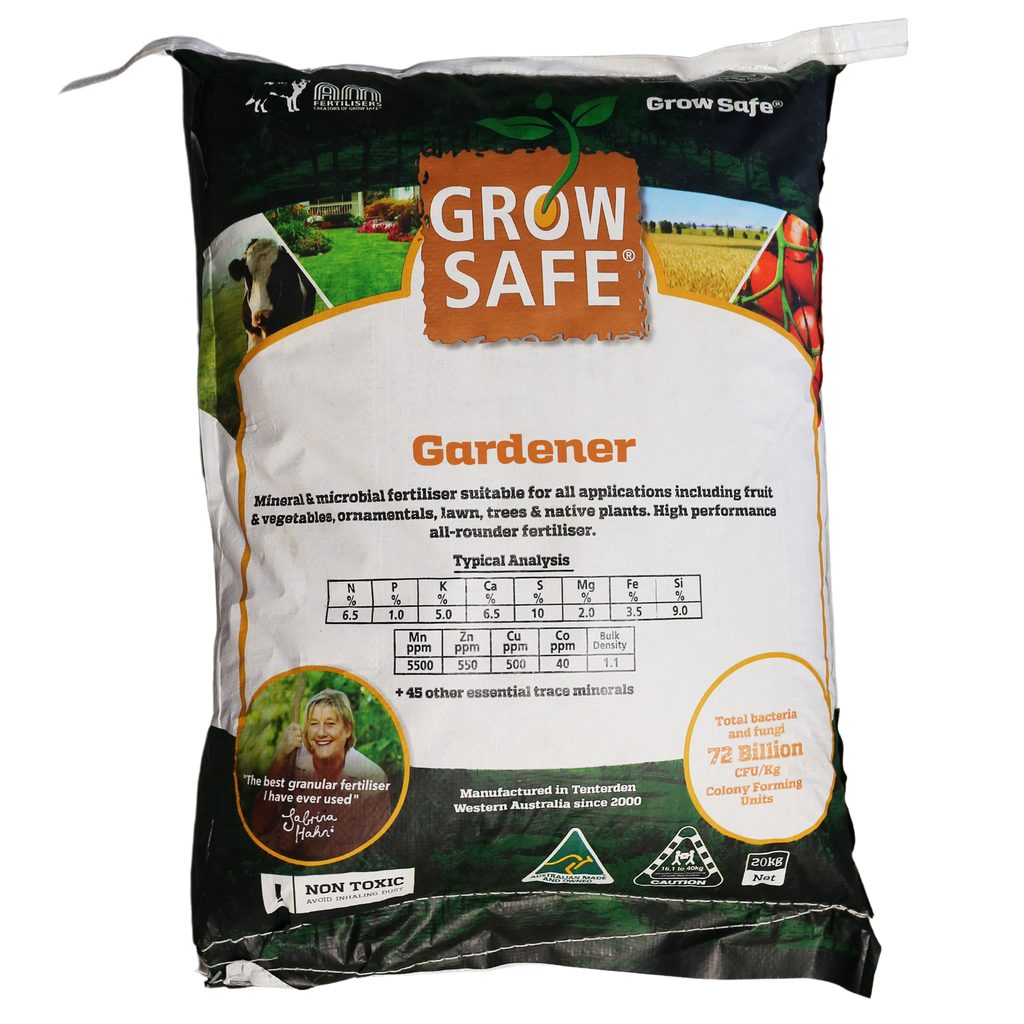 Grow Safe Gardener Fertiliser, 20kg – StrataGreen